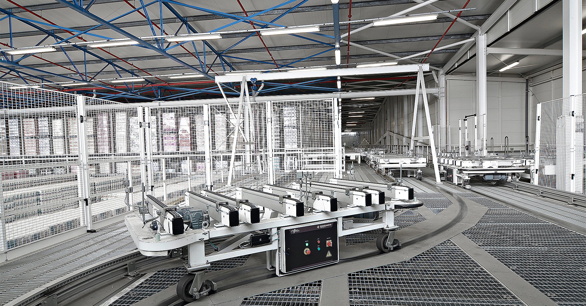 Körber Rail Guided Vehicles | Optimizing Transport Systems